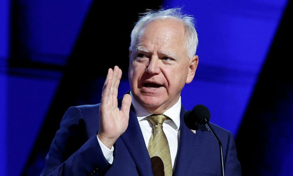 Tim Walz Sets The DNC Ablaze as he Torches Trump And JD Vance With ...