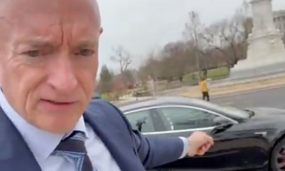 Mark Kelly Ditches His Tesla, Saying 'I Don't Want to Drive a Car Built ...