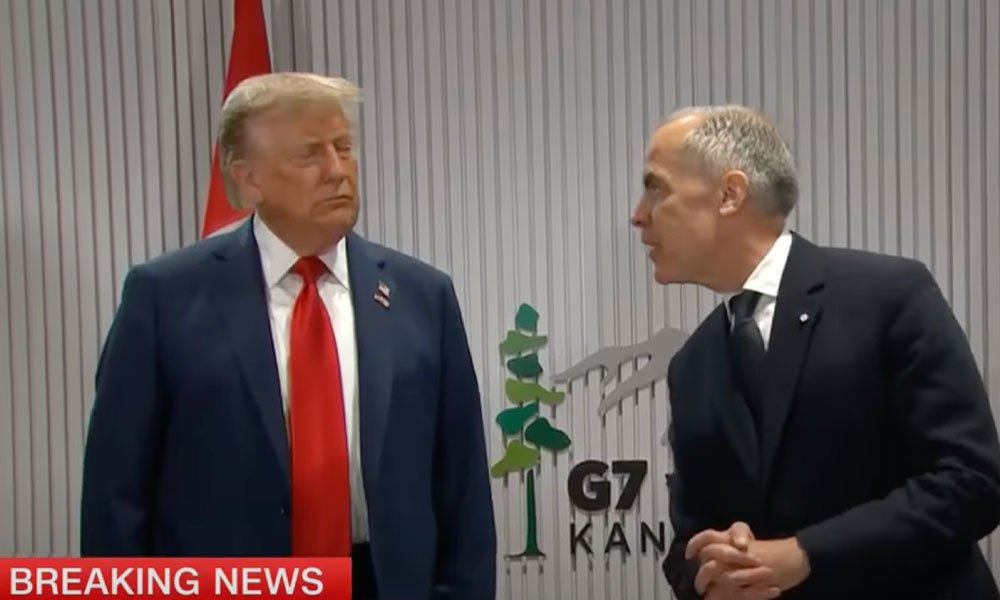 Watch: Canadian PM Cuts Off Trump’s Rant on ‘Blue Cities’ in Awkward G7 ...