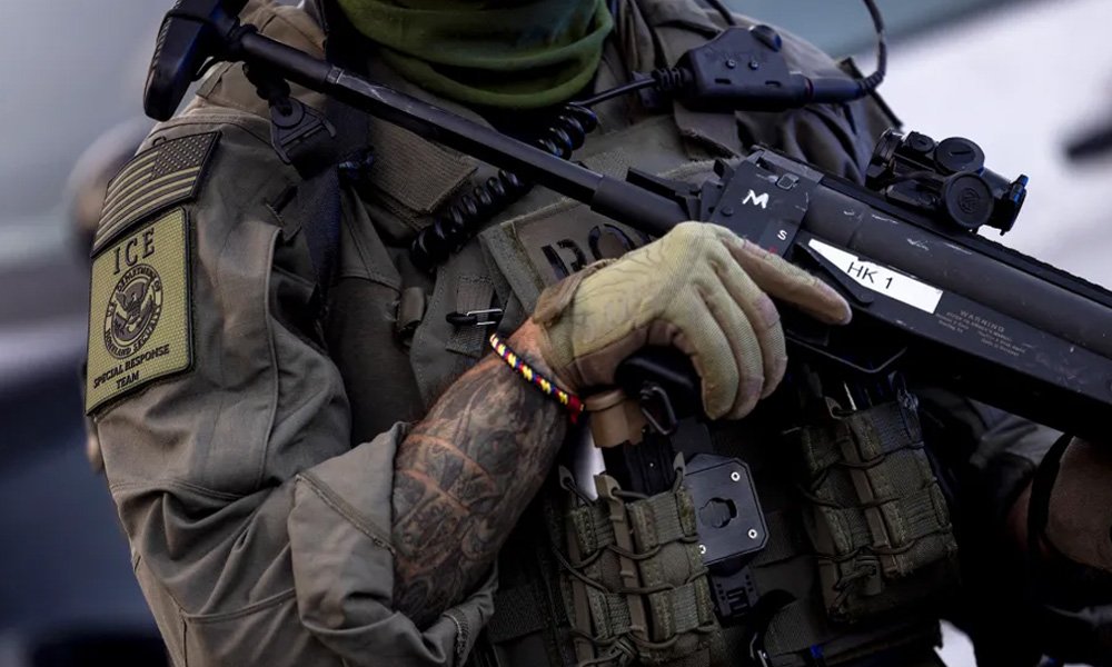 ICE Agents Pull Guns on Police Officers of Color in Minnesota, Demand ...